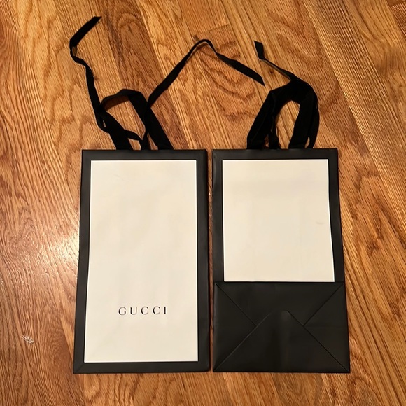 Gucci | Bags | Gucci Paper Bag 45x 675 X 125 | Poshmark